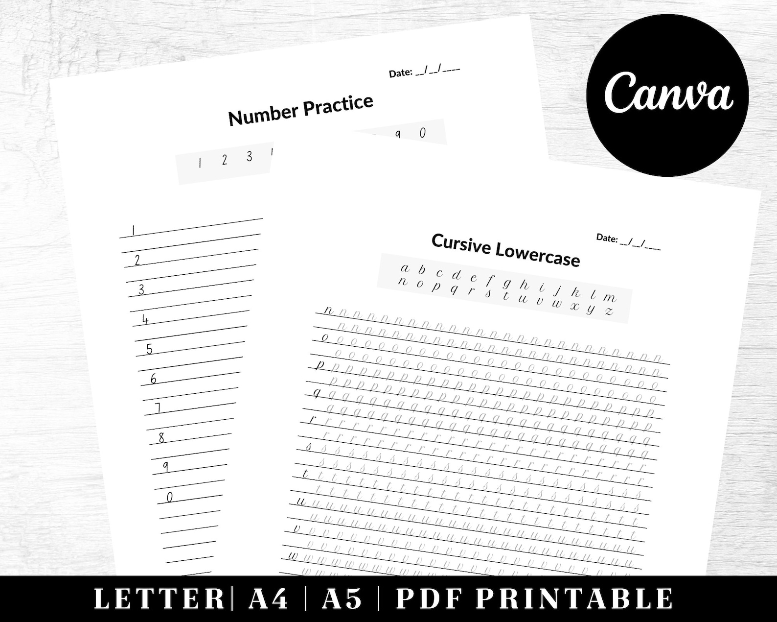 Printable Handwriting Practice Guide | Neat Handwriting Worksheet ...