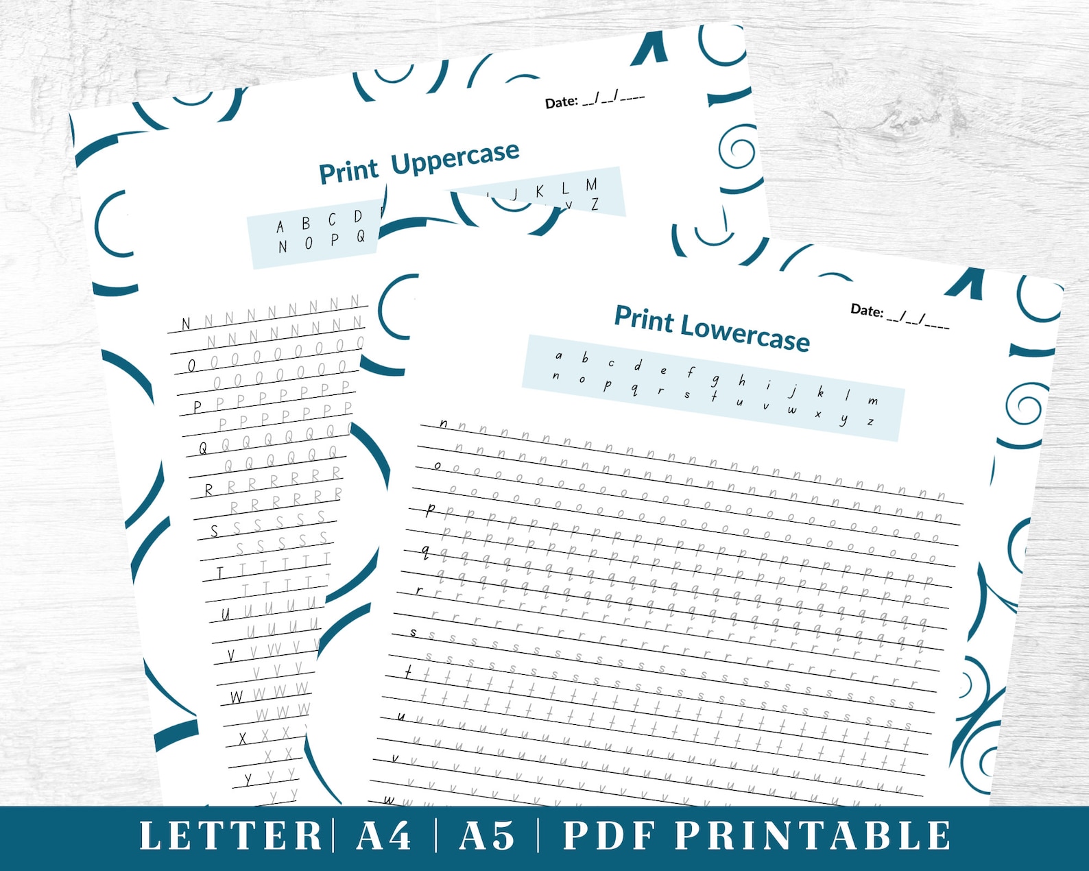 Printable Handwriting Practice Guide Neat Handwriting - Etsy