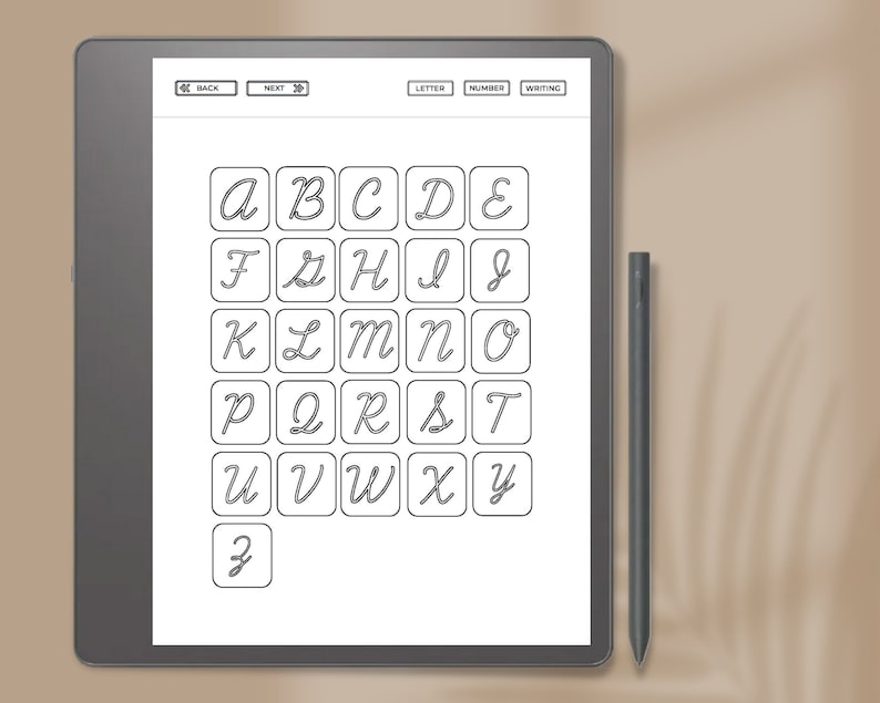Handwriting Practice Worksheets for Kindle Scribe Kindle Scribe ...