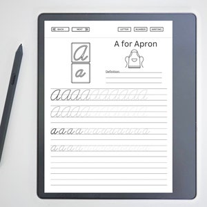 Handwriting Practice Worksheets for Kindle Scribe | Kindle Scribe ...