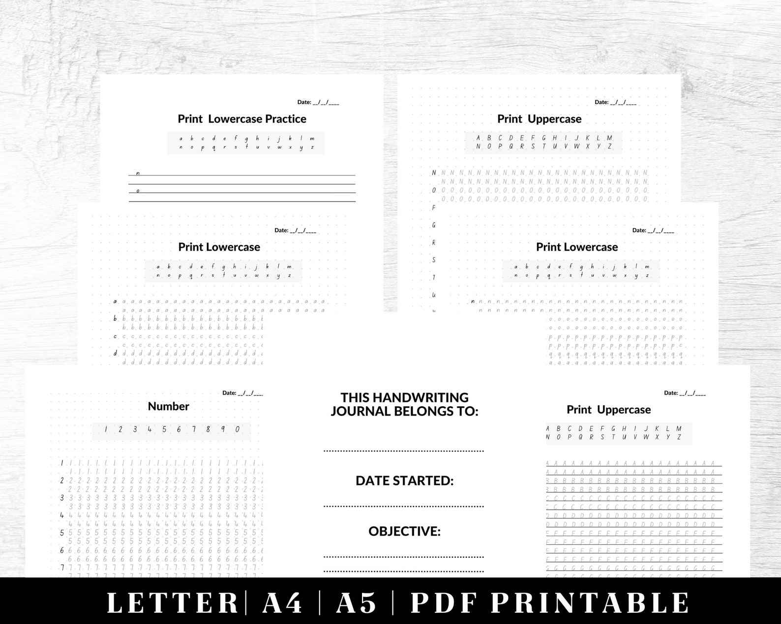 Printable Handwriting Practice Guide | Neat Handwriting Worksheet ...