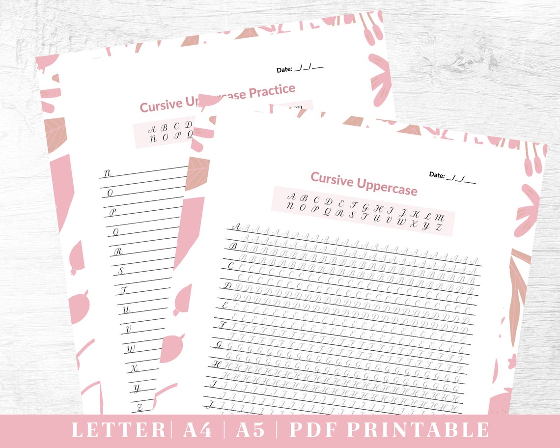 Printable Handwriting Practice Guide Neat Handwriting - Etsy