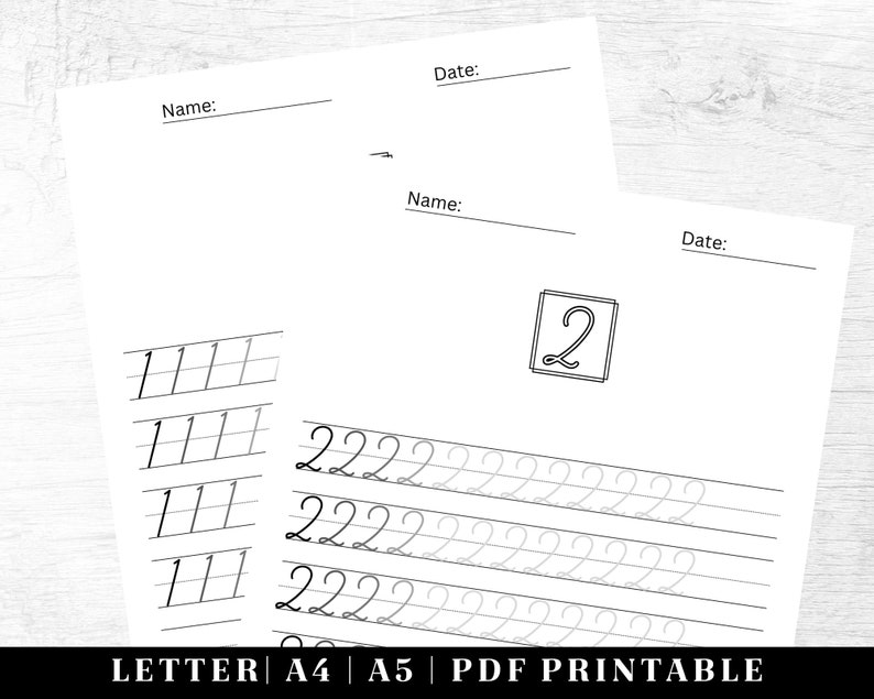 Cursive Handwriting Practice Worksheets Printable Neat Handwriting ...