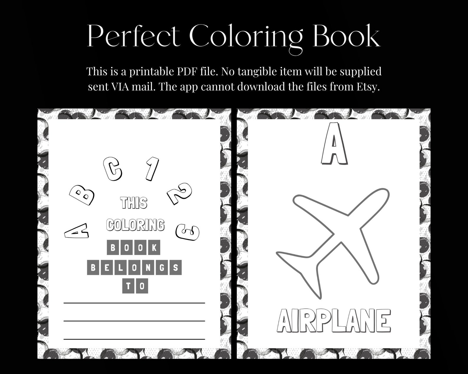Kids Coloring Pages Printable Kids Activity Book Preschool ABC Coloring ...