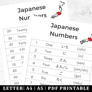 Japanese Katakana Workbook | Printable Japanese Numbers Writing ...