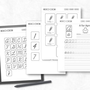 Handwriting Practice Worksheets for Kindle Scribe | Kindle Scribe ...