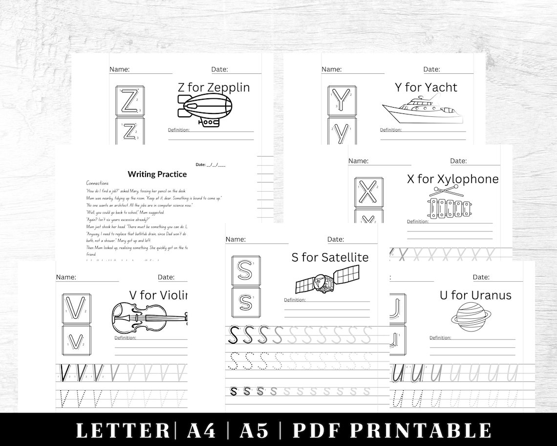 Handwriting Practice Worksheets | Printable Neat Handwriting Workbook ...