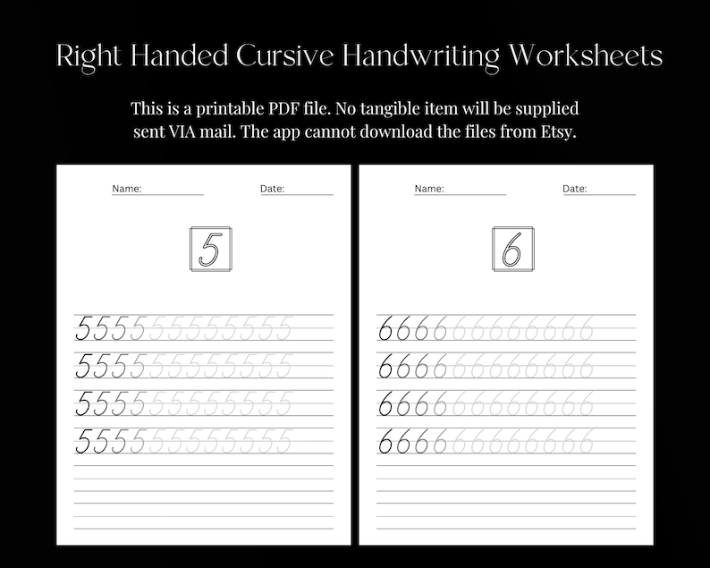 Cursive Handwriting Practice Worksheets Printable Neat Handwriting ...
