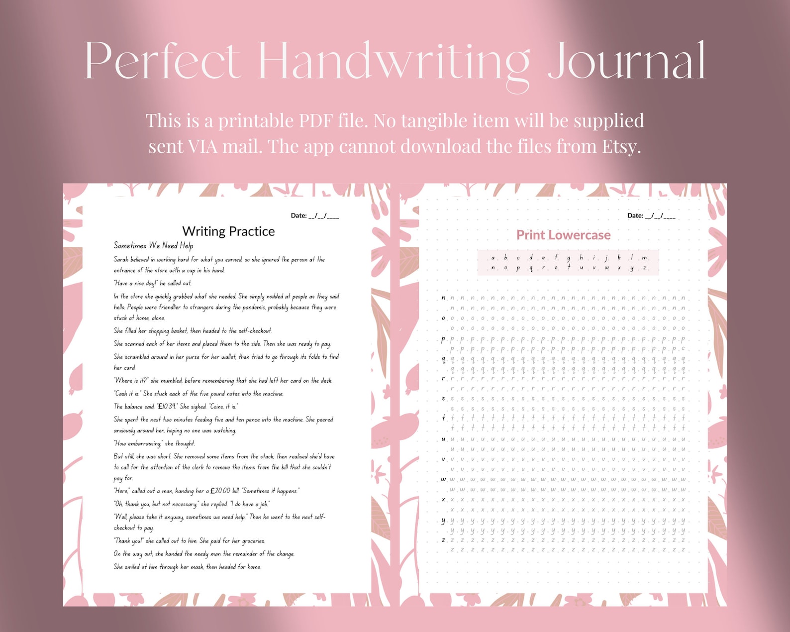 Printable Handwriting Practice Guide | Neat Handwriting Worksheet ...