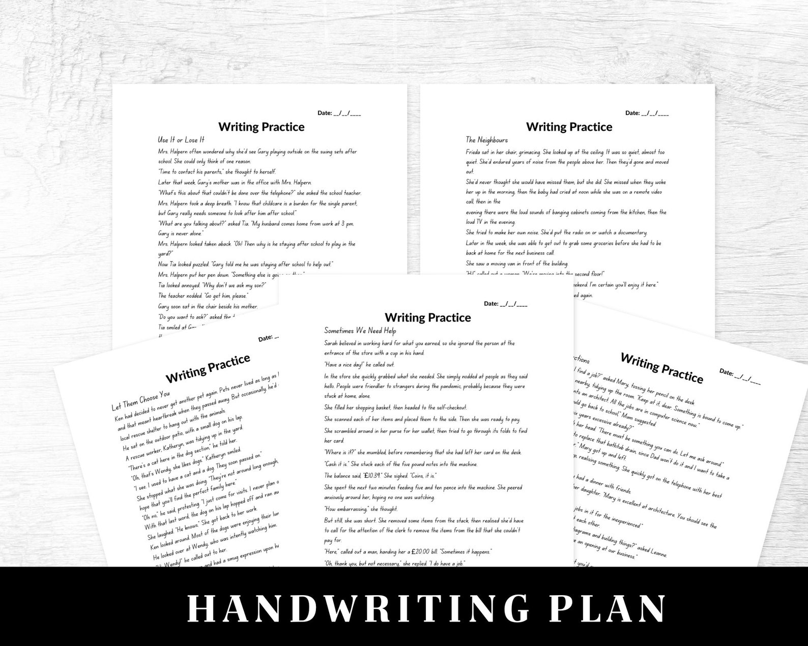 Printable Handwriting Practice Guide | Neat Handwriting Worksheet ...