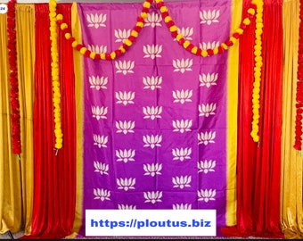 Pooja Backdrop Decoration - Etsy