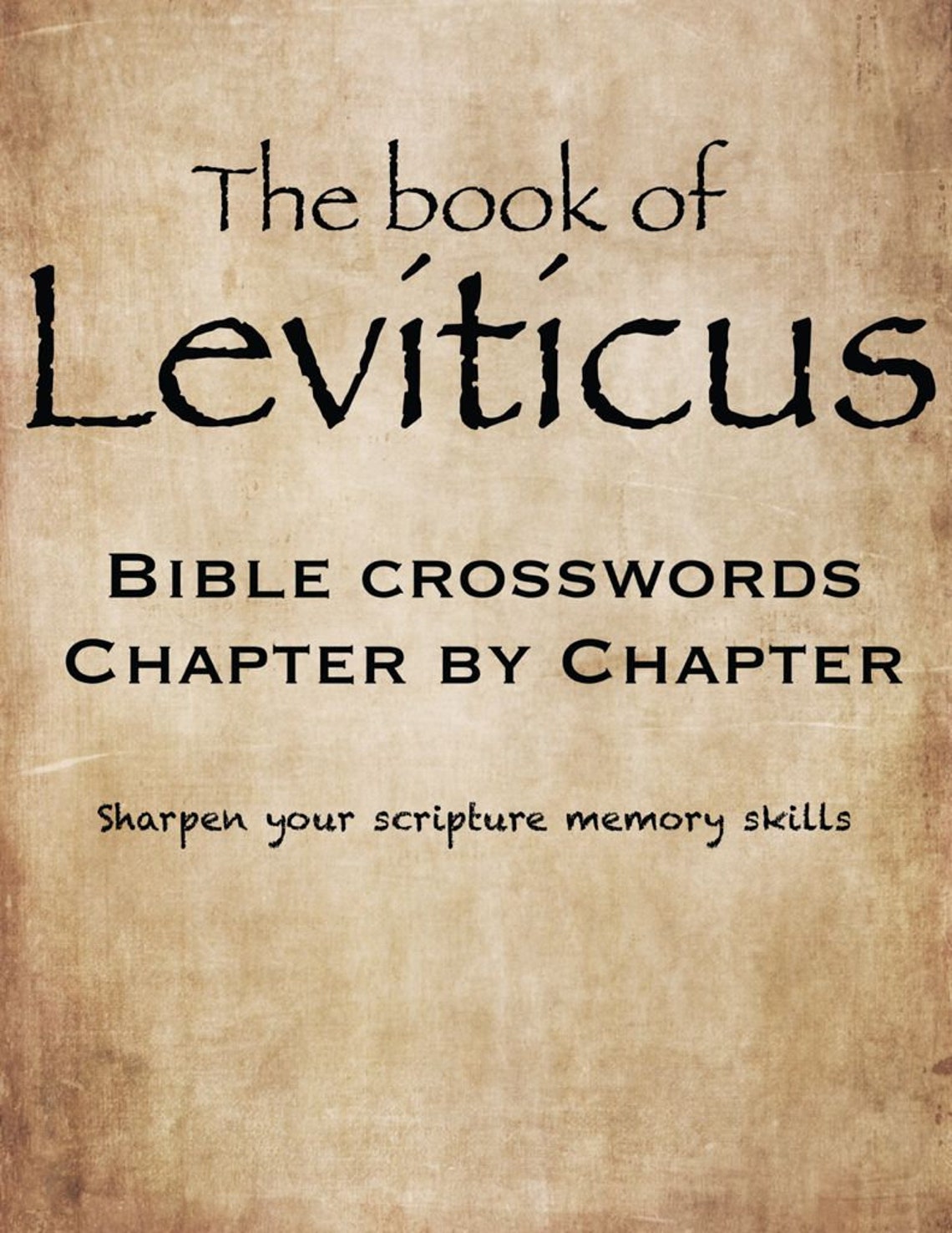 Leviticus Crossword Bible Digital Printable All Chapters - Etsy