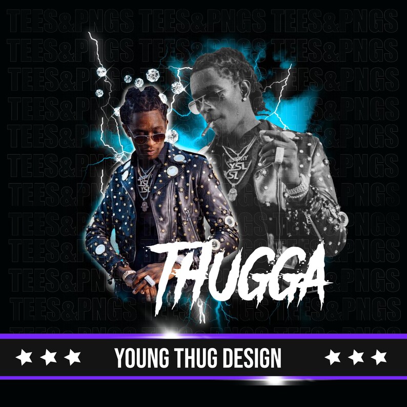 Young Thug PNG DESIGN - Etsy