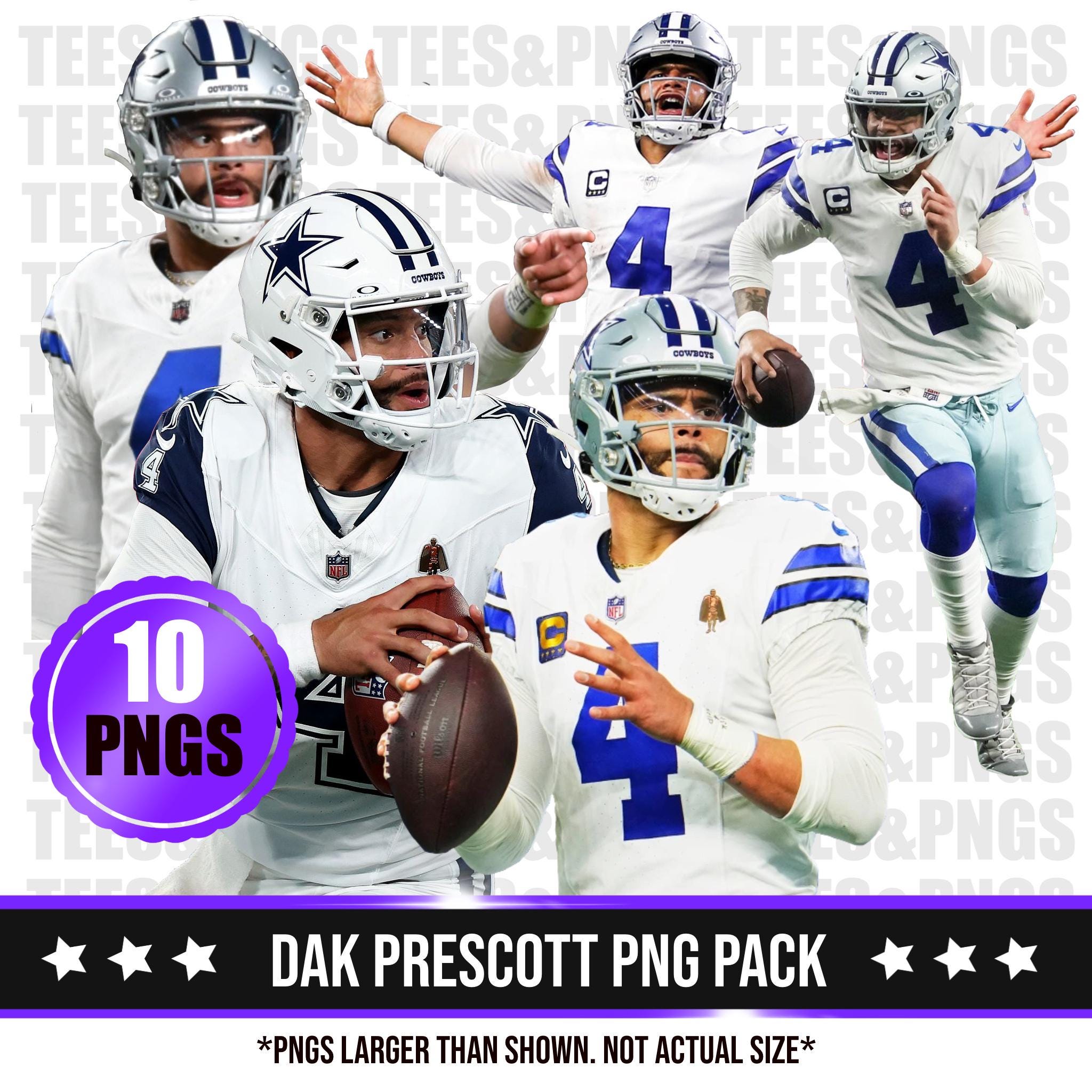 DAK Prescott PNG PACK (10) - Etsy