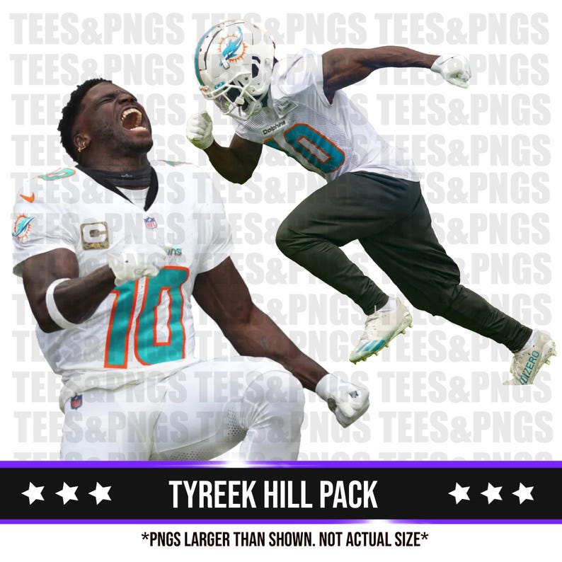 Tyreek Hill PNG PACK (10) - Etsy