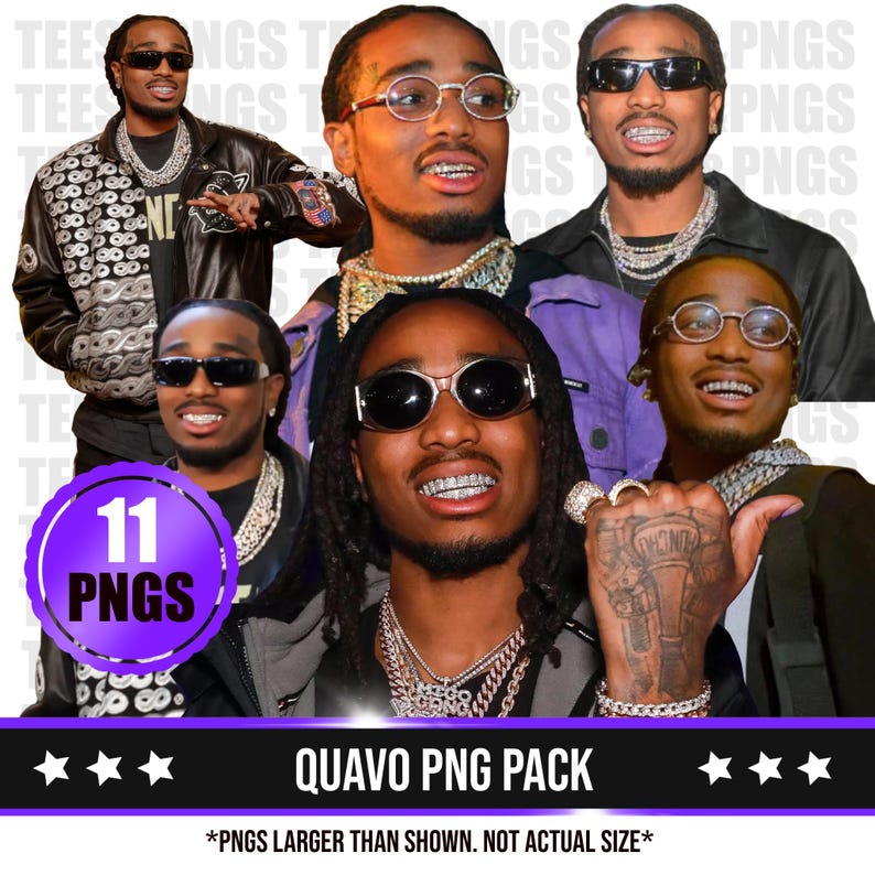 Quavo PNG PACK (11) - Etsy