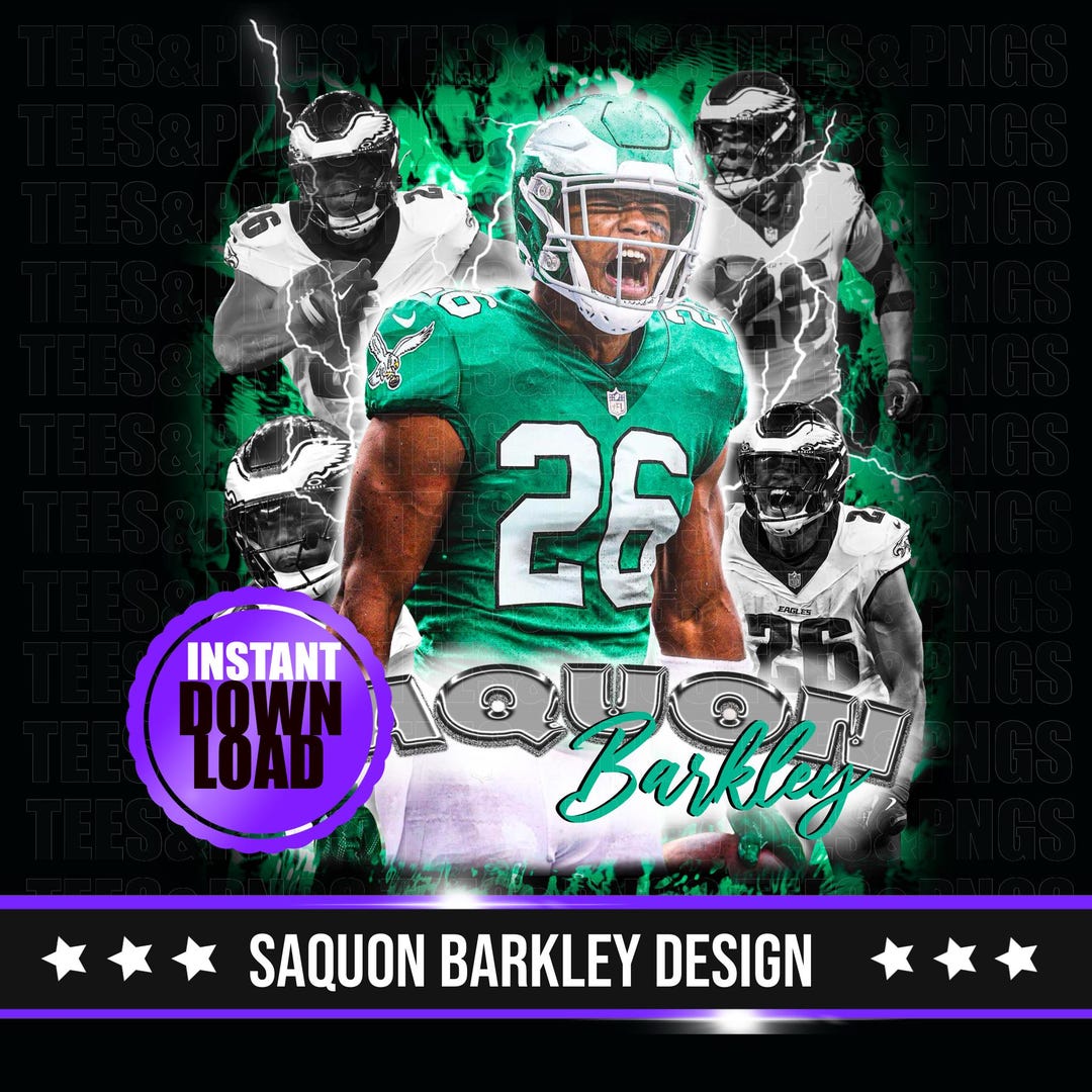Saquon Barkley PNG DESIGN - Etsy