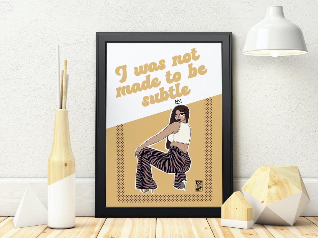 Feminine Wall Art for Living Room Poster Woman Print Bedroom Art Home ...