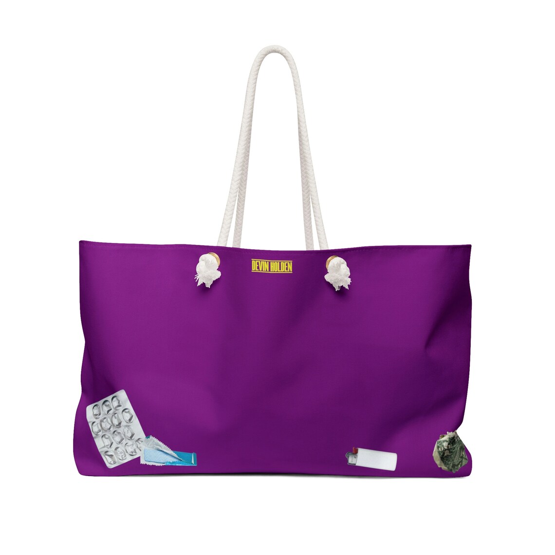 DEVIN HOLDEN Weekender Bag Pills, Gum, Money - Etsy