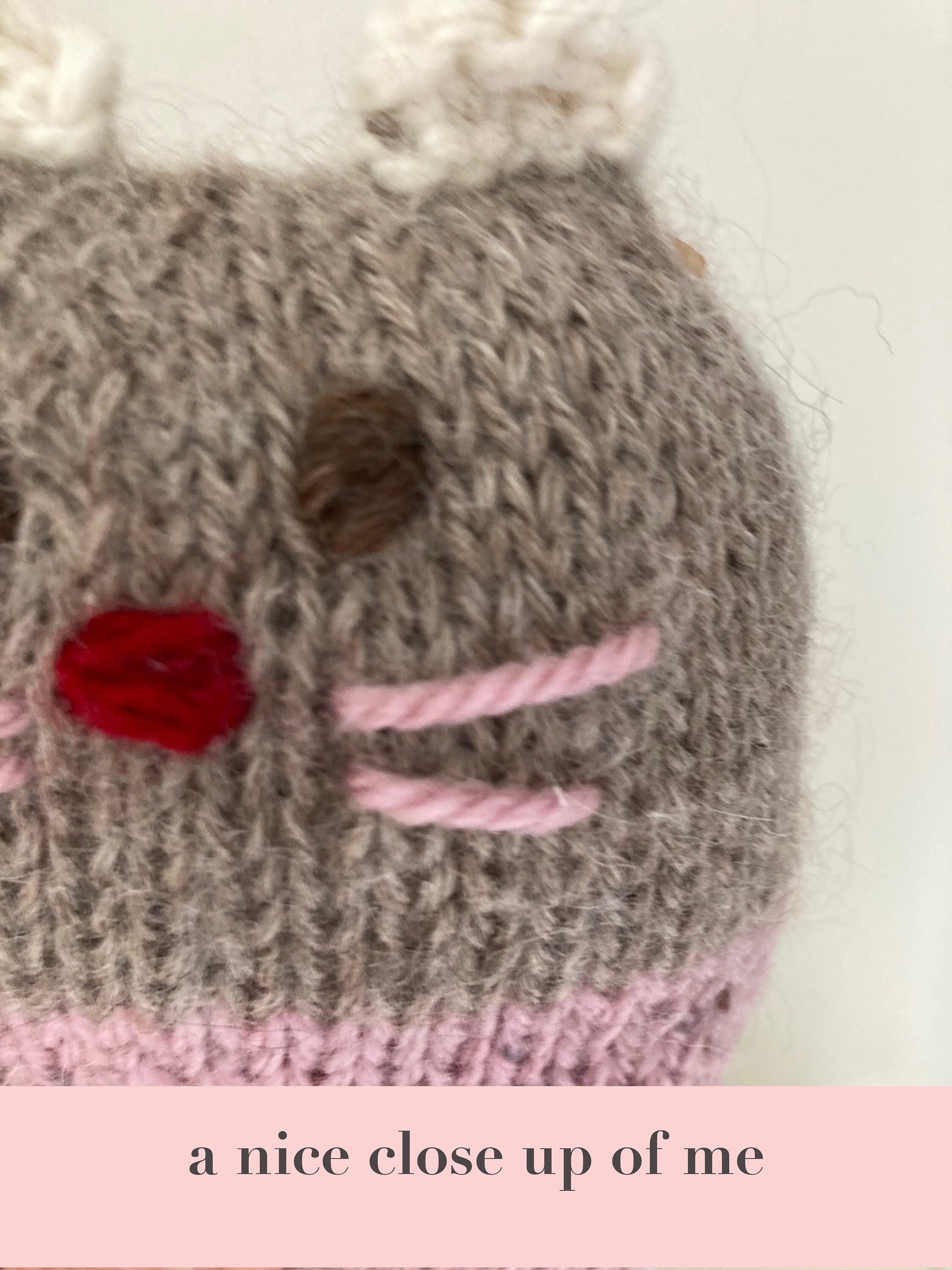 Instant Download Easy Cute Knitting Cat Pattern - Etsy
