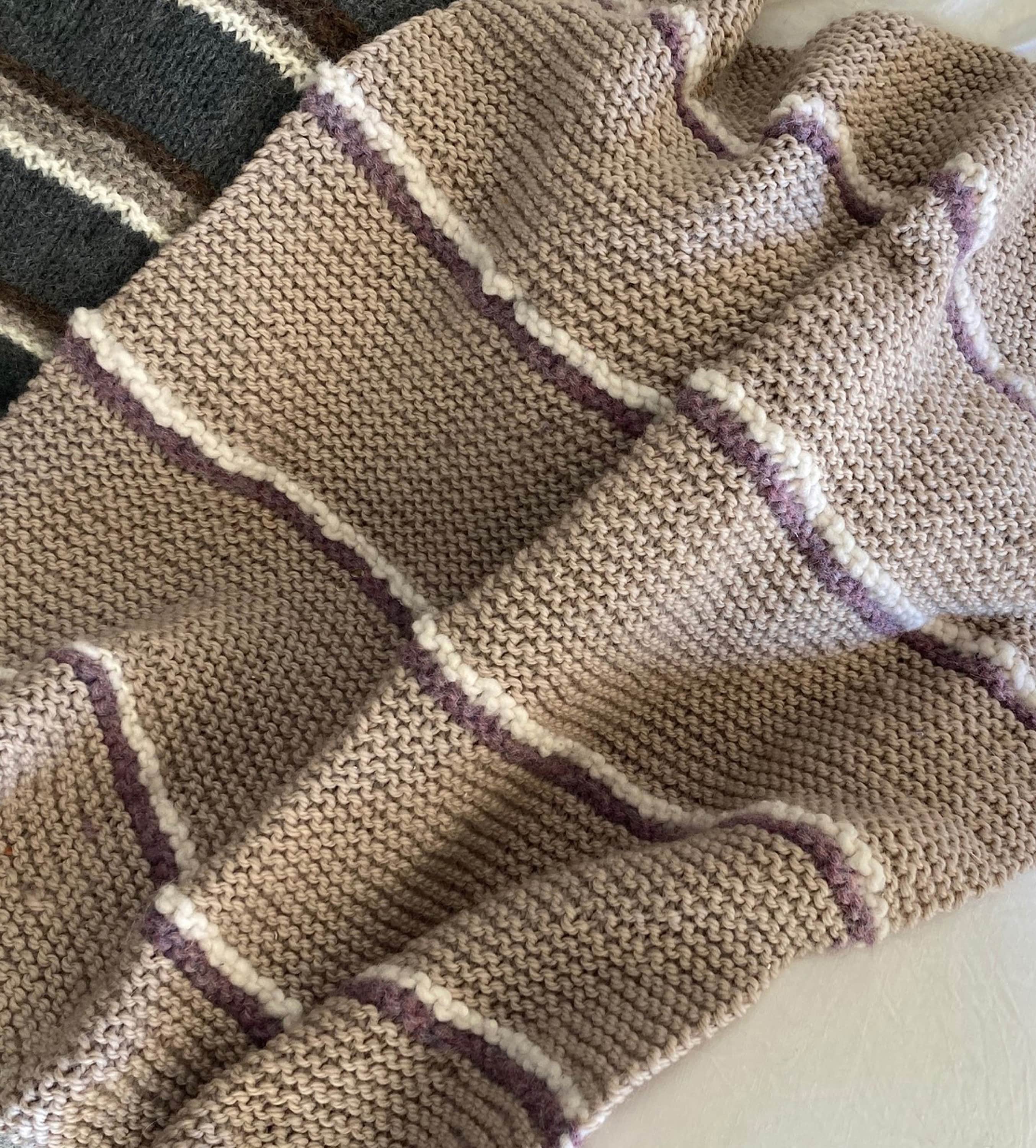 Lap Blanket Knitting Pattern - Etsy