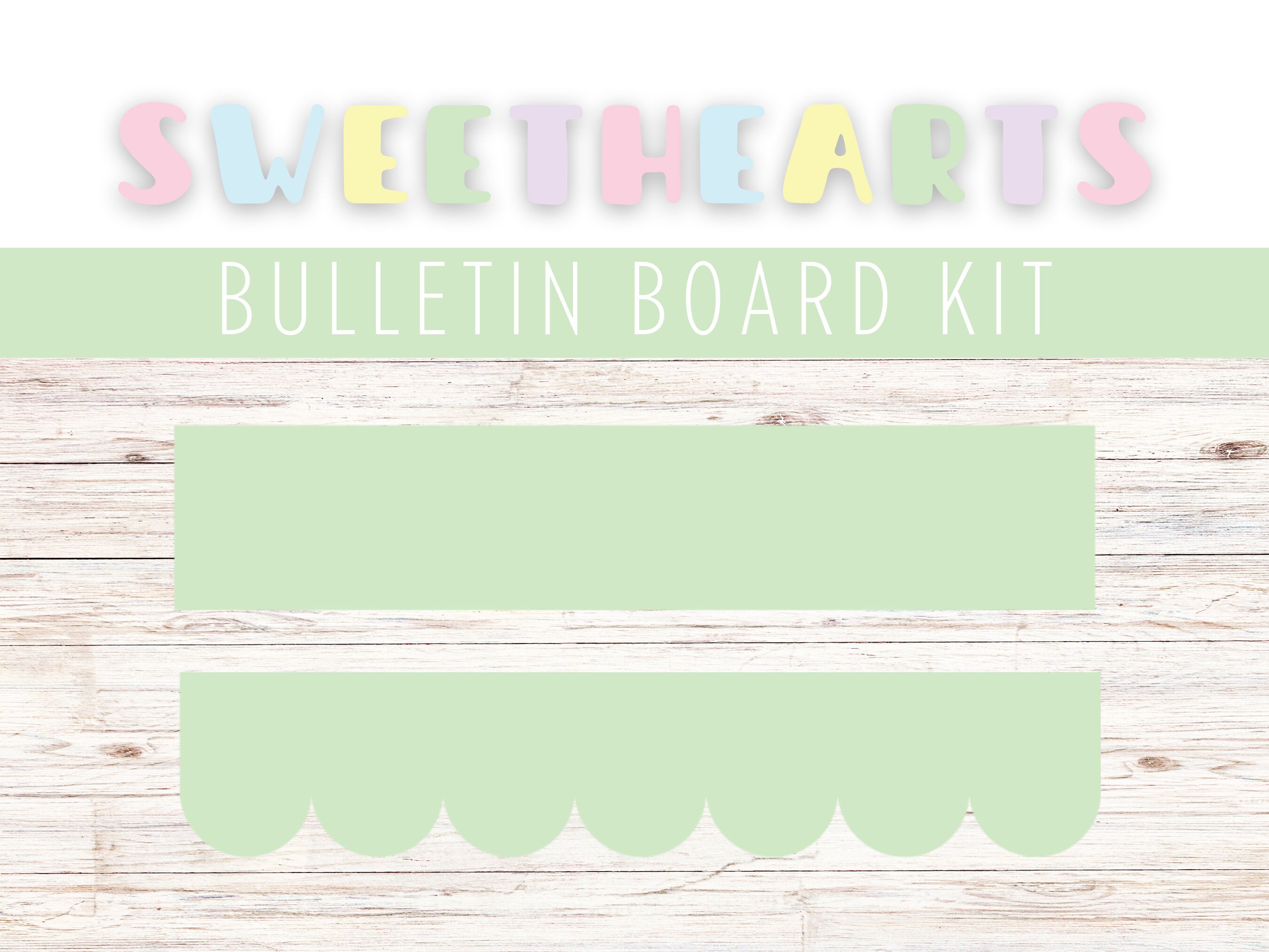 Sweetheart Candy Bulletin Board, Valentine's Day Classroom Decor ...