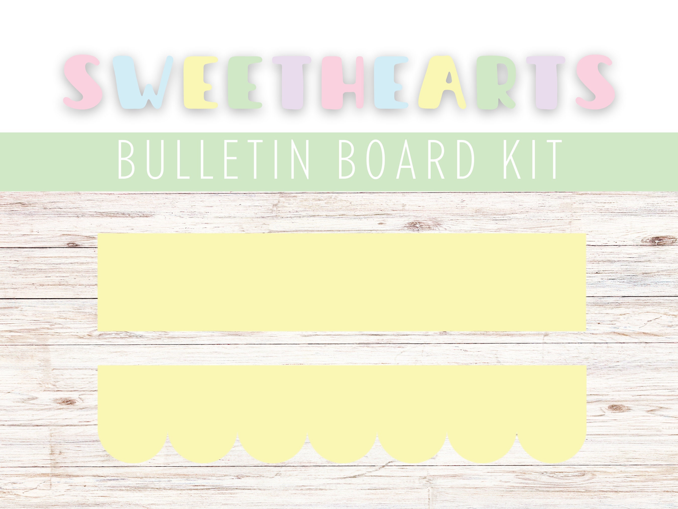 Sweetheart Candy Bulletin Board, Valentine's Day Classroom Decor ...