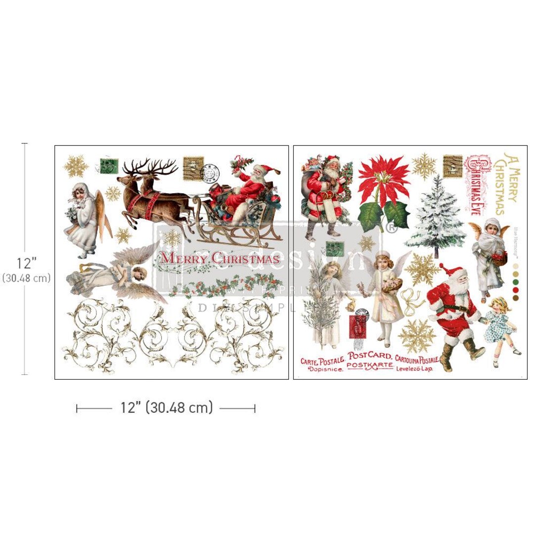 Redesign With Prima Maxi Transfer - Holiday Traditions - Etsy