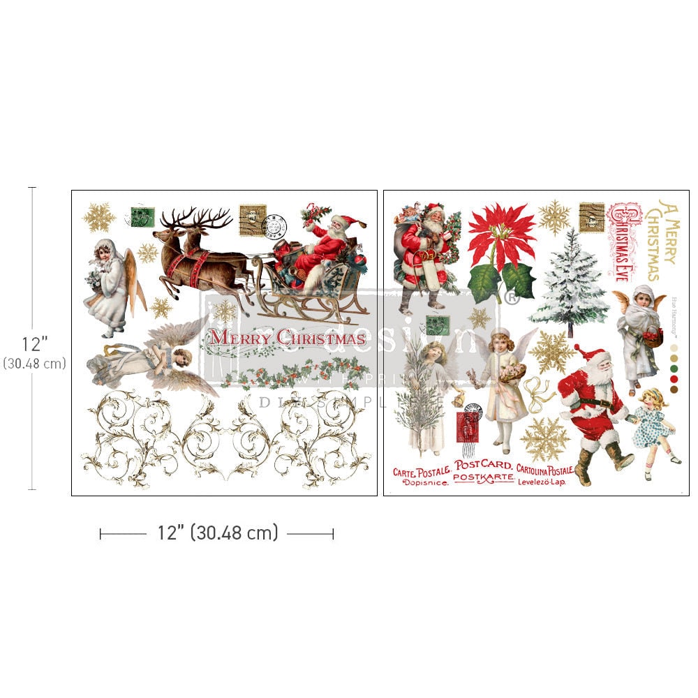 Redesign With Prima Maxi Transfer Holiday Traditions - Etsy