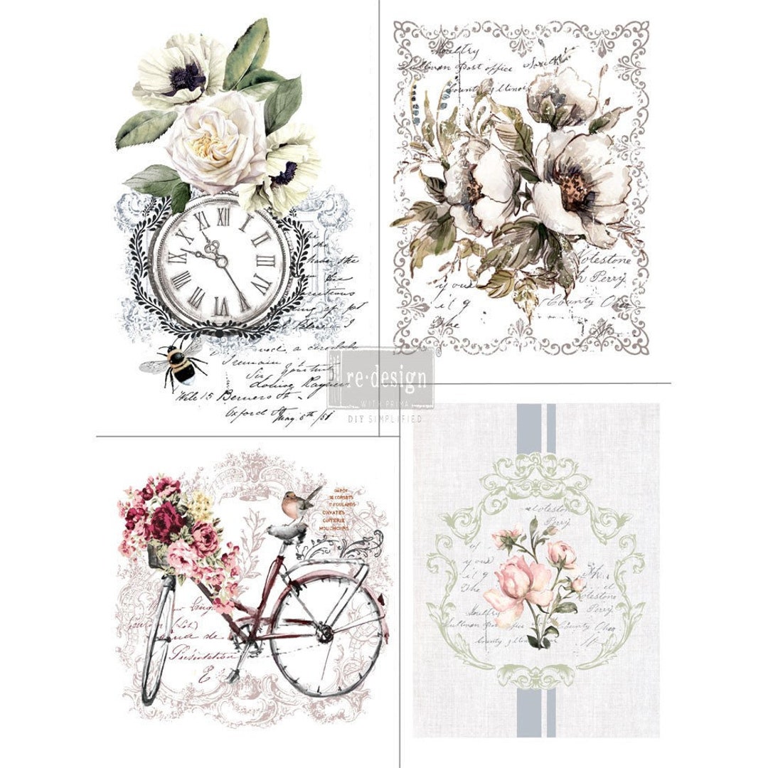 Redesign With Prima Decor Transfer Bike Rides - Etsy
