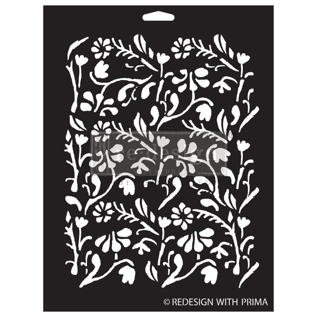 Redesign With Prima 3D Decor Stencils - Little Meadow - Etsy