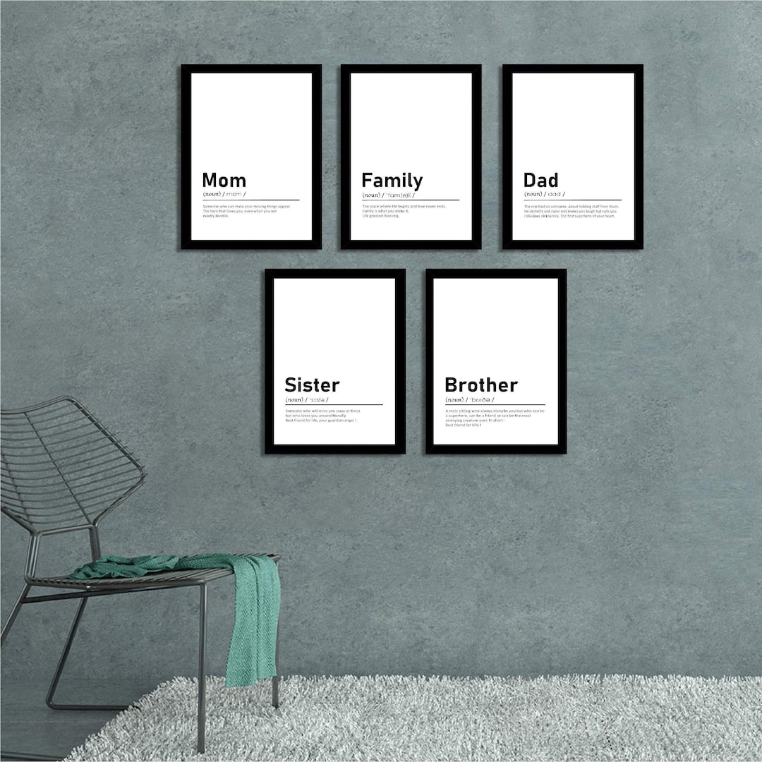 Word Definition Print,word Wall Art,definition Printable,personalized ...