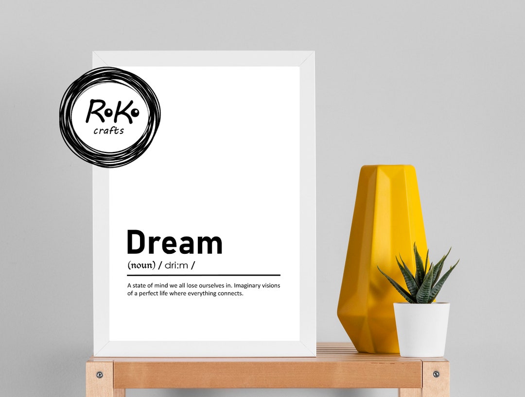 Word Definition Art, Definition Poster, Word Meaning Print, Single Word ...