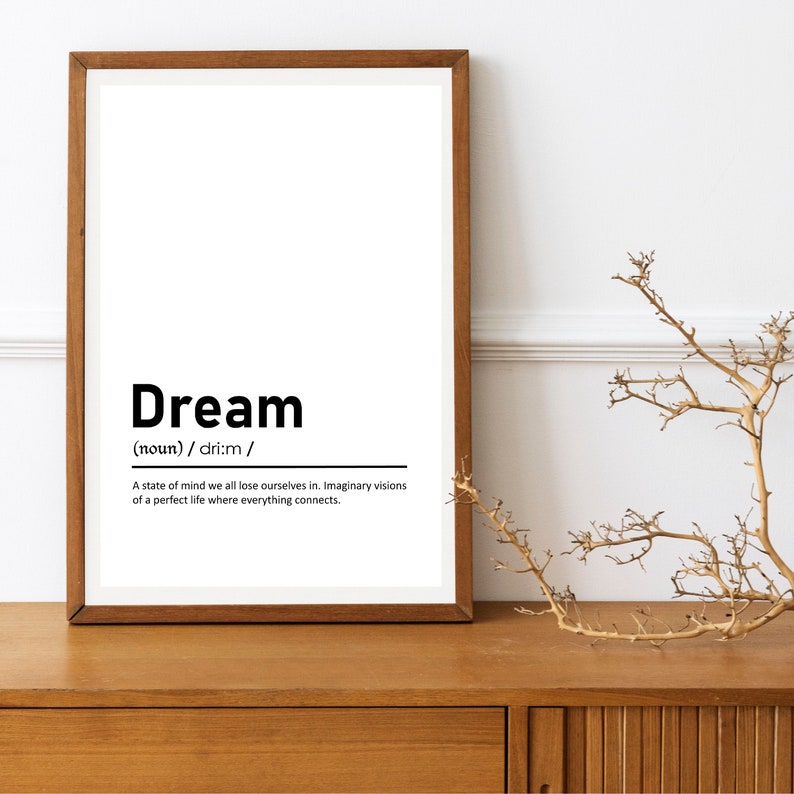Word Definition Art, Definition Poster, Word Meaning Print, Single Word ...