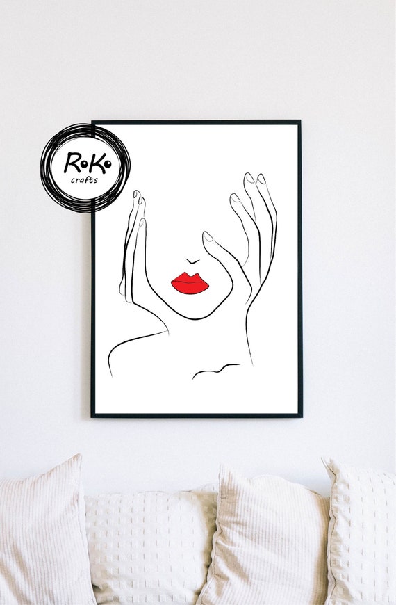Female Line Art Female Body Drawing Pencil Drawing Print - Etsy