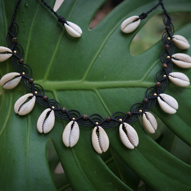Cowrie Necklace - Etsy