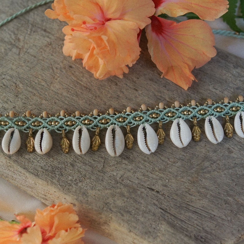 Brass Shell Necklace - Etsy