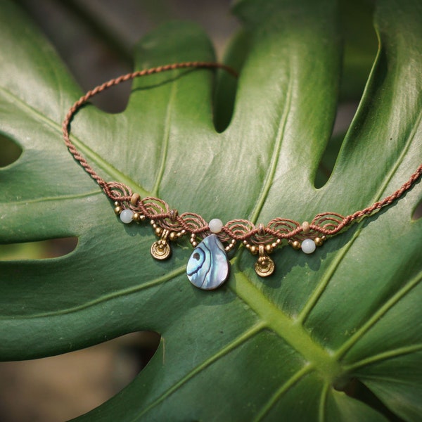 Abalone Necklace - Etsy