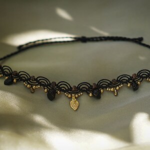 Obsidian Ankle Bracelet // Beach Bohemian Anklet With Healing Stones ...
