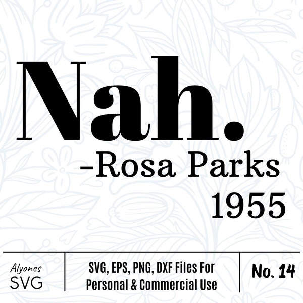 Rosa Parks - Etsy