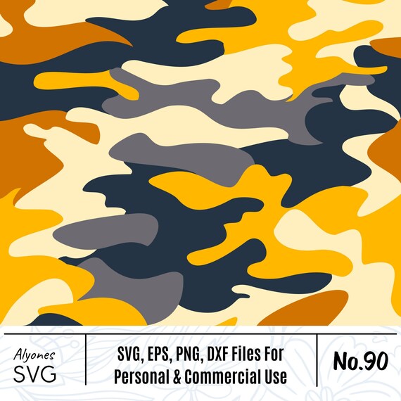 Camo Pattern SVG - Etsy