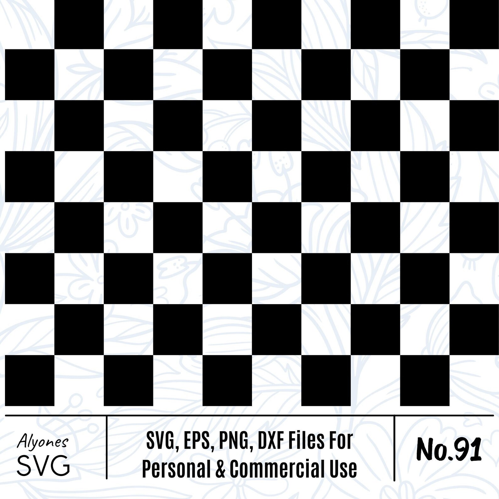 Checkerboard SVG Seamless Checkered Pattern SVG Checkers - Etsy