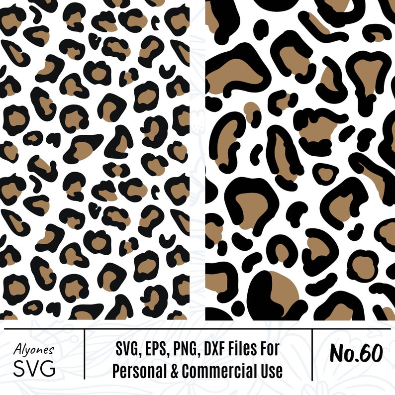Layered Leopard Print Svgs Leopard SVG Leopard Texture Svgs - Etsy