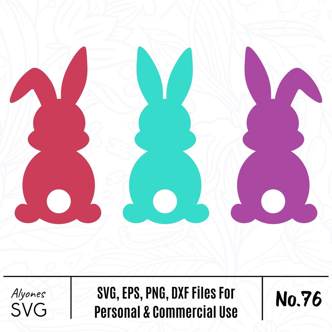 Easter Bunny Svg, Bunny Svg, Easter Svg, Rabbit Svg, Bunny Rabbit Svg ...