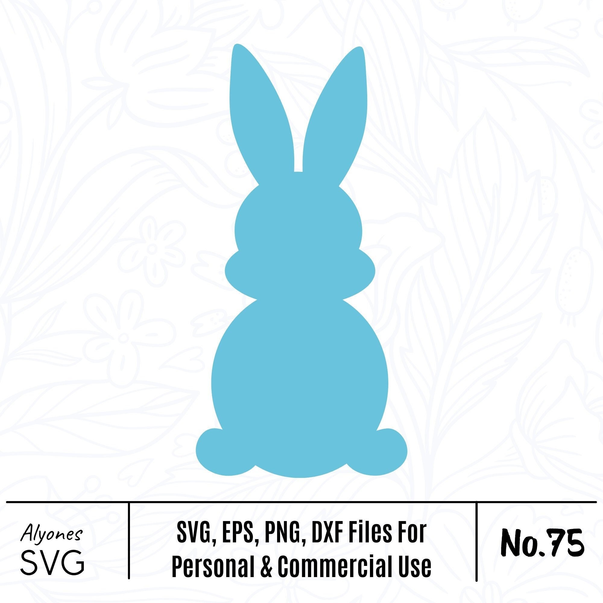 Bunny SVG, Bunny Silhouette SVG, Bunny PNG, Rabbit Silhouette Svg ...