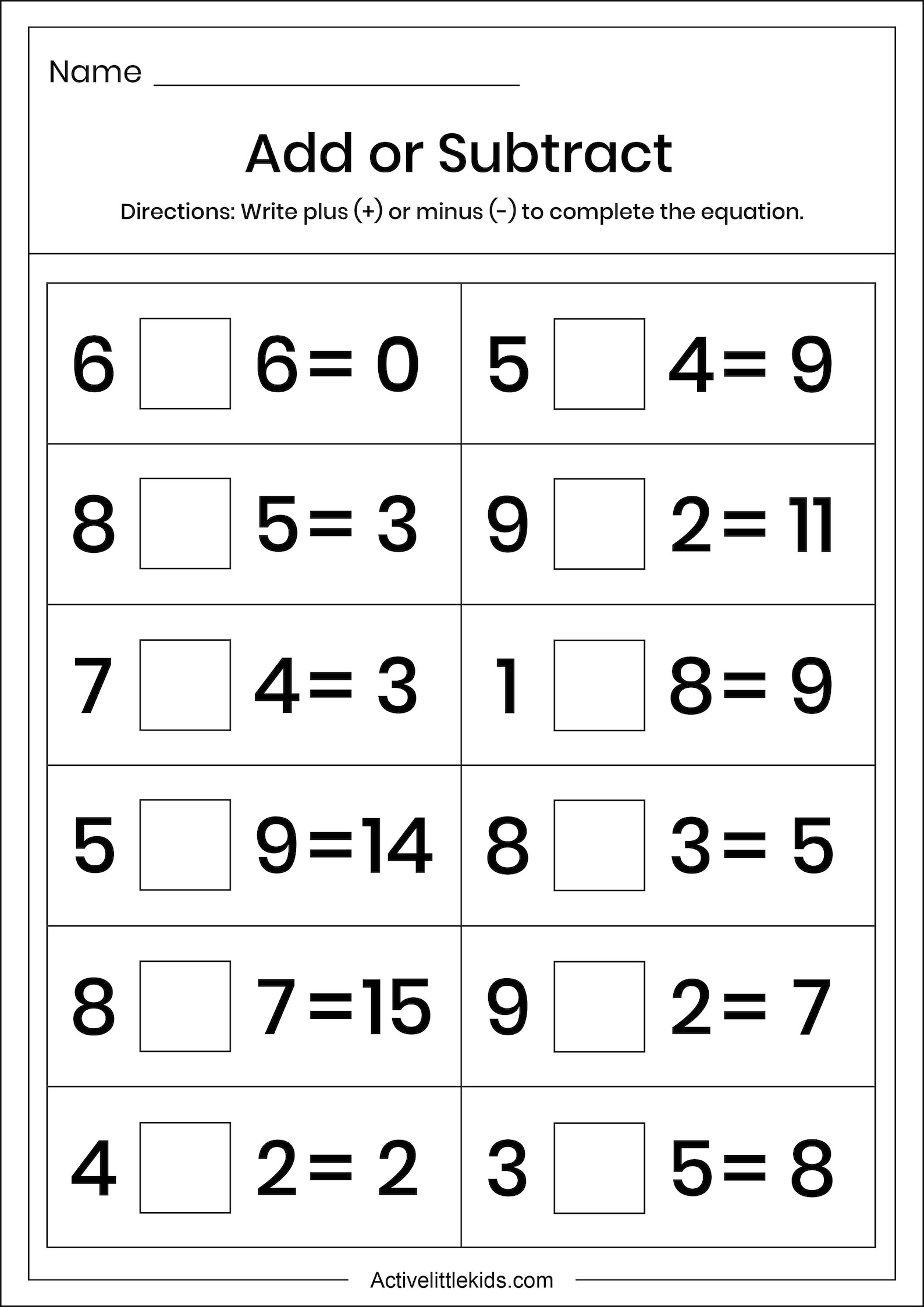 Kindergarten Math Worksheets. Addition Worksheets. Distance - Etsy