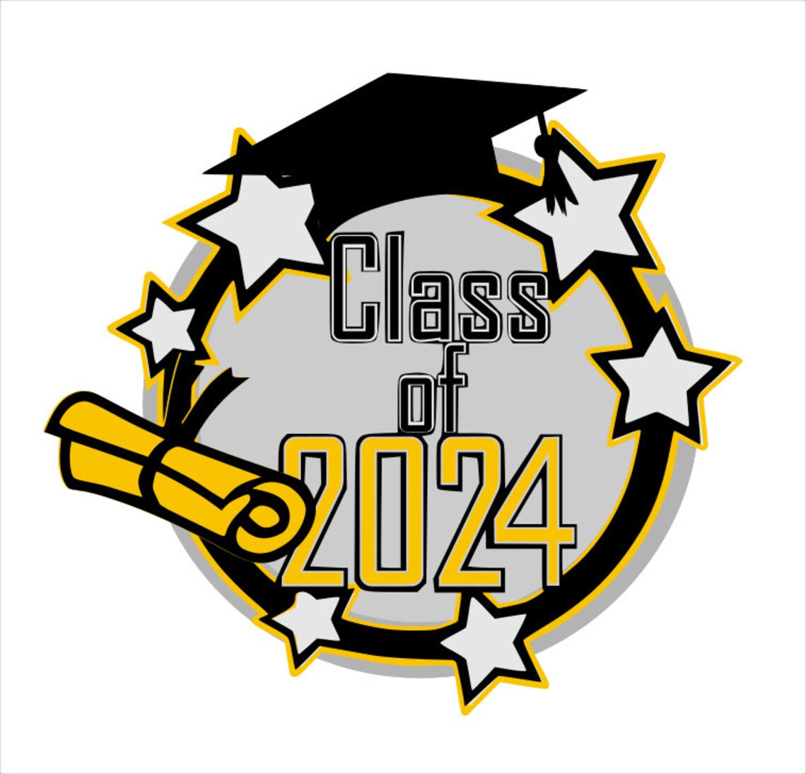 Graduation 2023 2024 Cake Topper and Decorations Svg Bundle . - Etsy UK