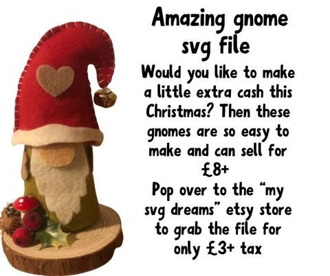 SVG Christmas Gnome Gonk Svg File .cute Little Character is a - Etsy