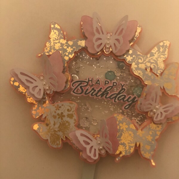 Butterflies Cake Topper - Etsy