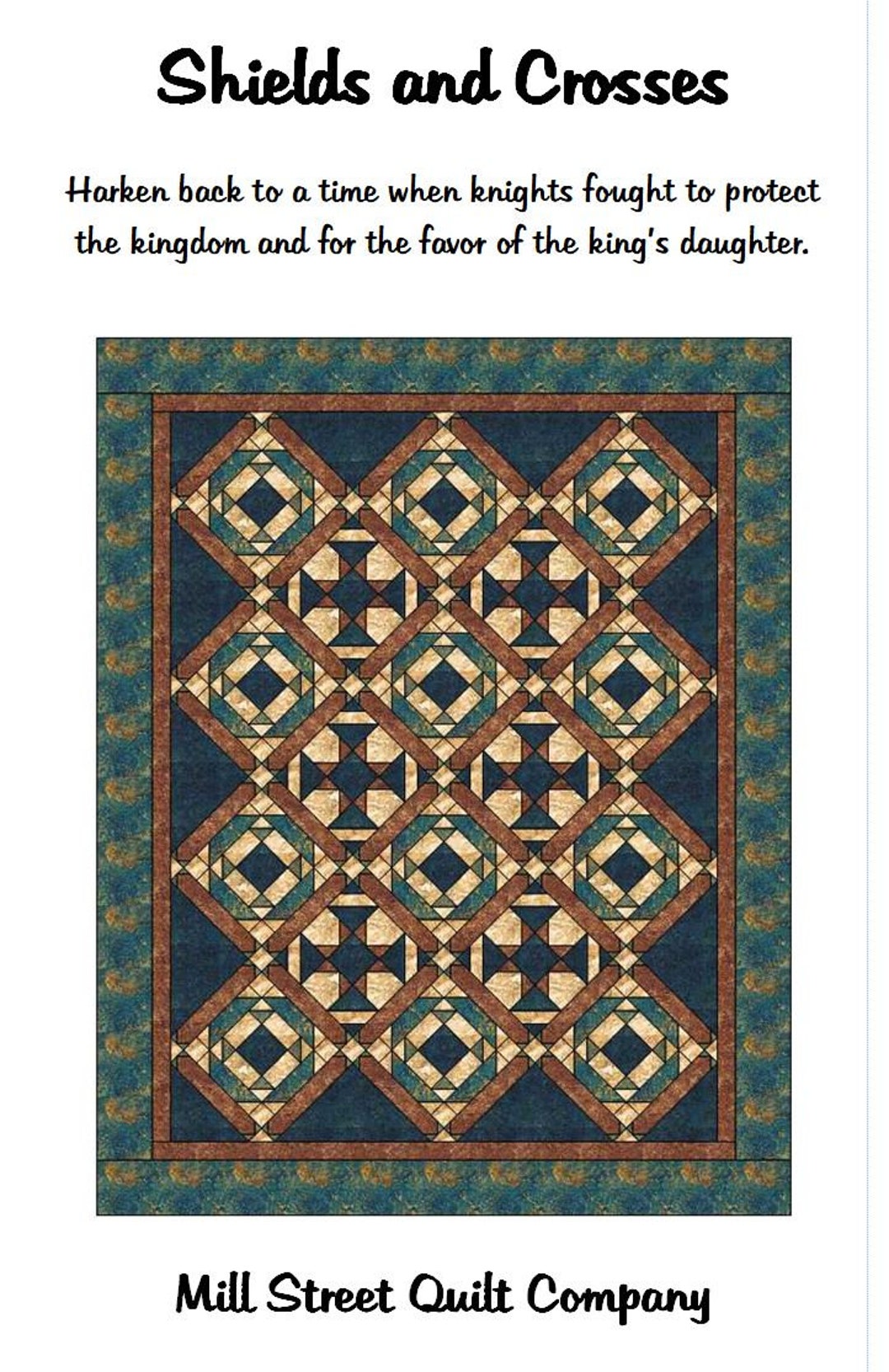 Shields & Crosses Quilt Pattern - Etsy